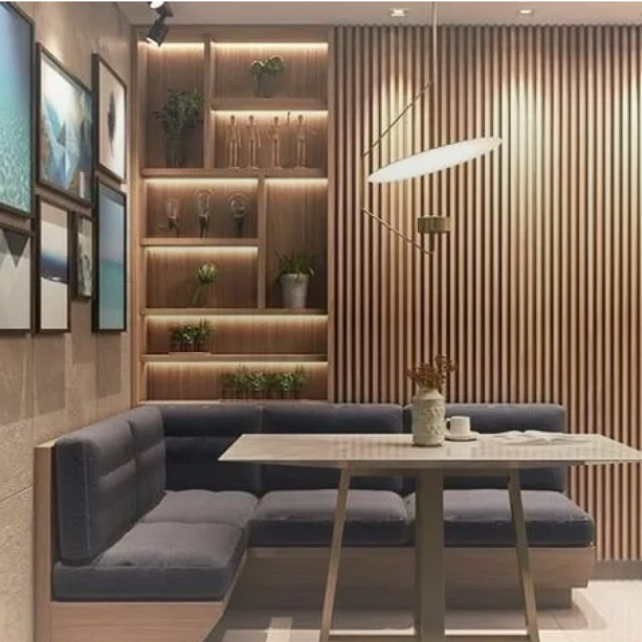 Linea Wooden Color Louvers 1000+ Shades at One Store in Bangalore Pebble